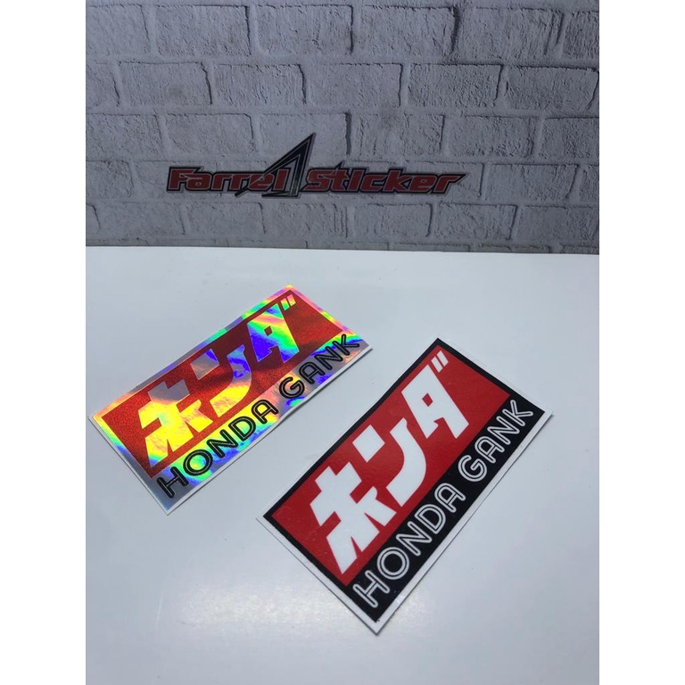 Jual stiker Sticker HONDA GANK | Shopee Indonesia
