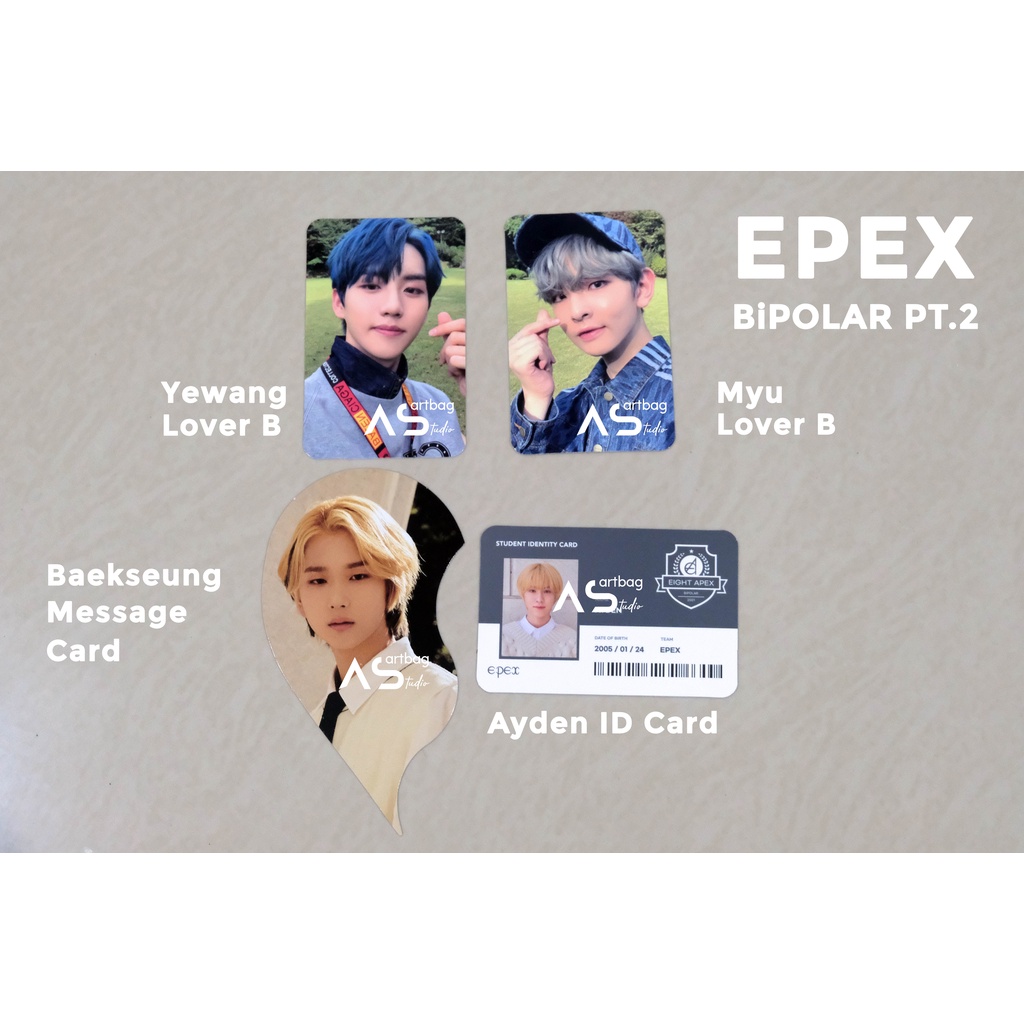 Jual PC ID Card EPEX Bipolar Part 2 - Ayden Baekseung Myu Yewang ...