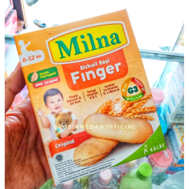 Jual MILNA BISKUIT BAYI FINGER 52 G | Shopee Indonesia