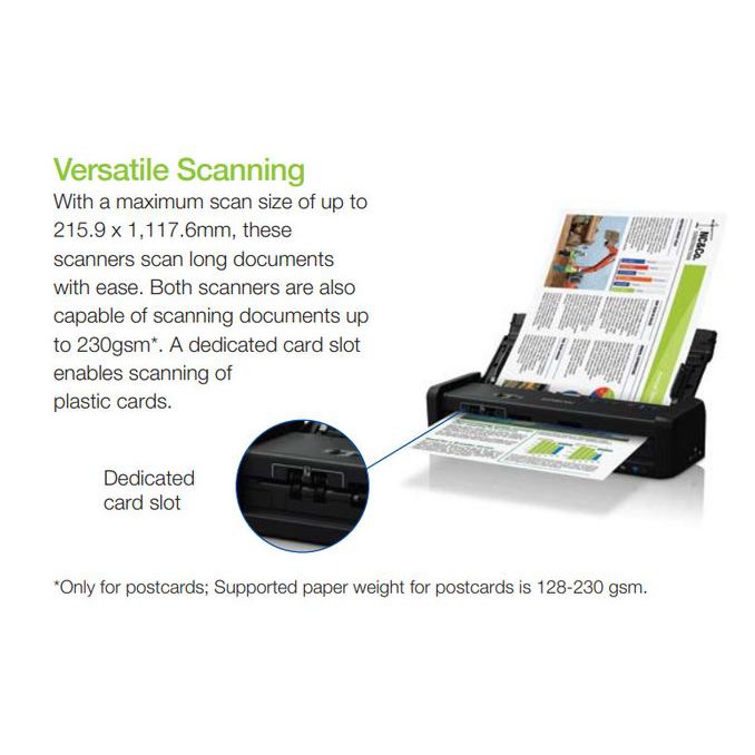 Jual Scanner Epson Ds-360W Ds360W Portable 1900Gr | Shopee Indonesia