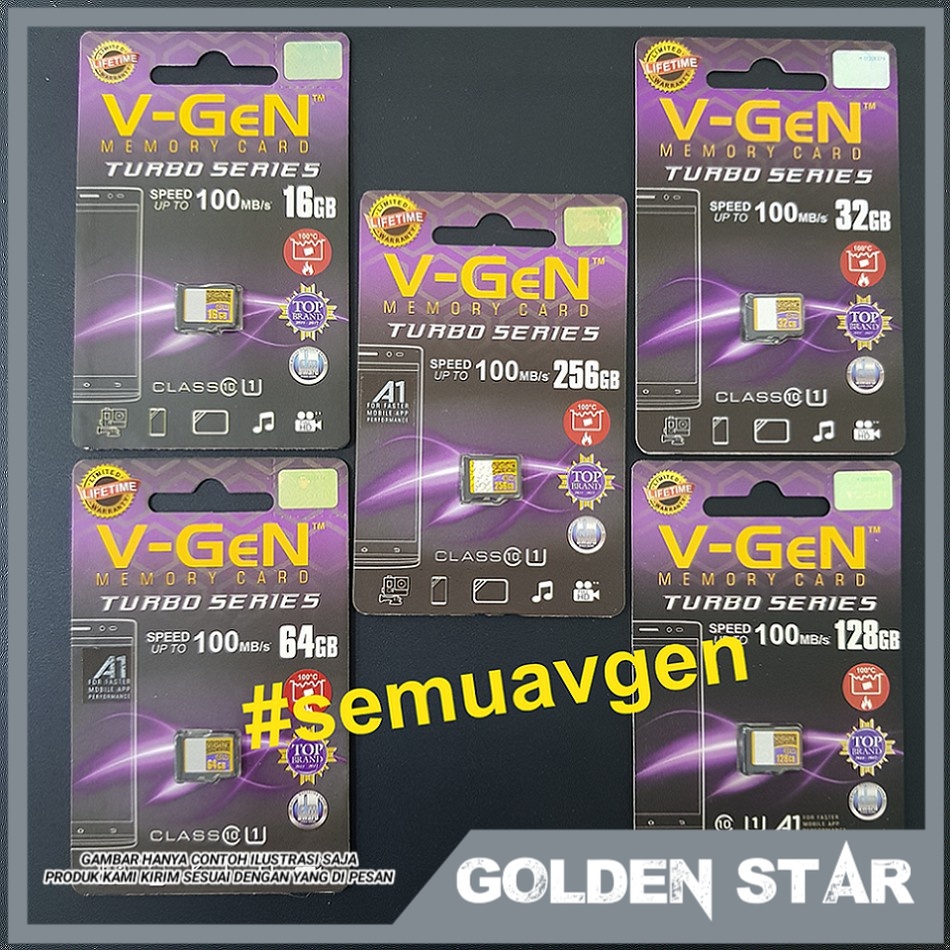 Jual V-GeN Micro SD 32GB Turbo Memory Card | VGeN MicroSD 32 GB ...