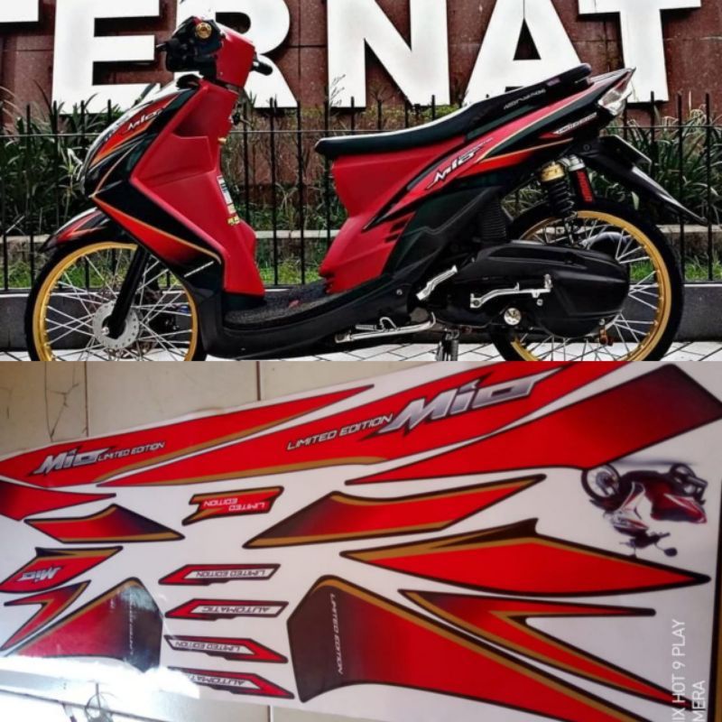 Jual Striping Sticker Mio Soul Limited Edition | Shopee Indonesia