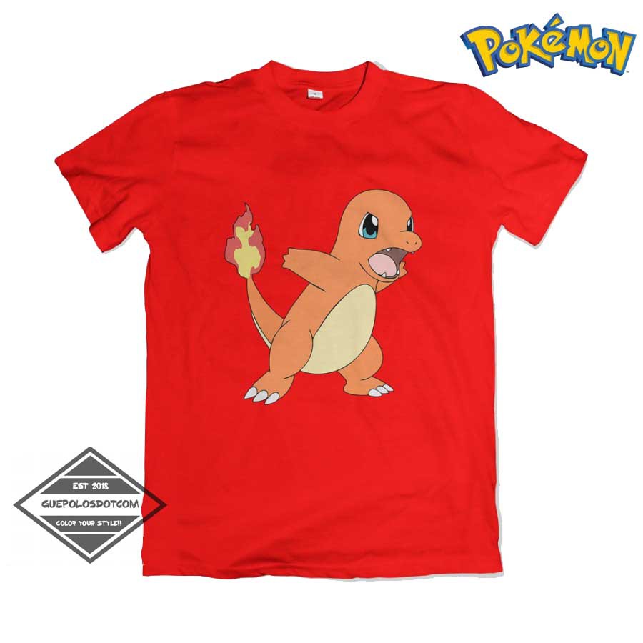 Jual Kaos Angry Charmander Game Pokemon - Kaos NAGA API Pokemon murah ...