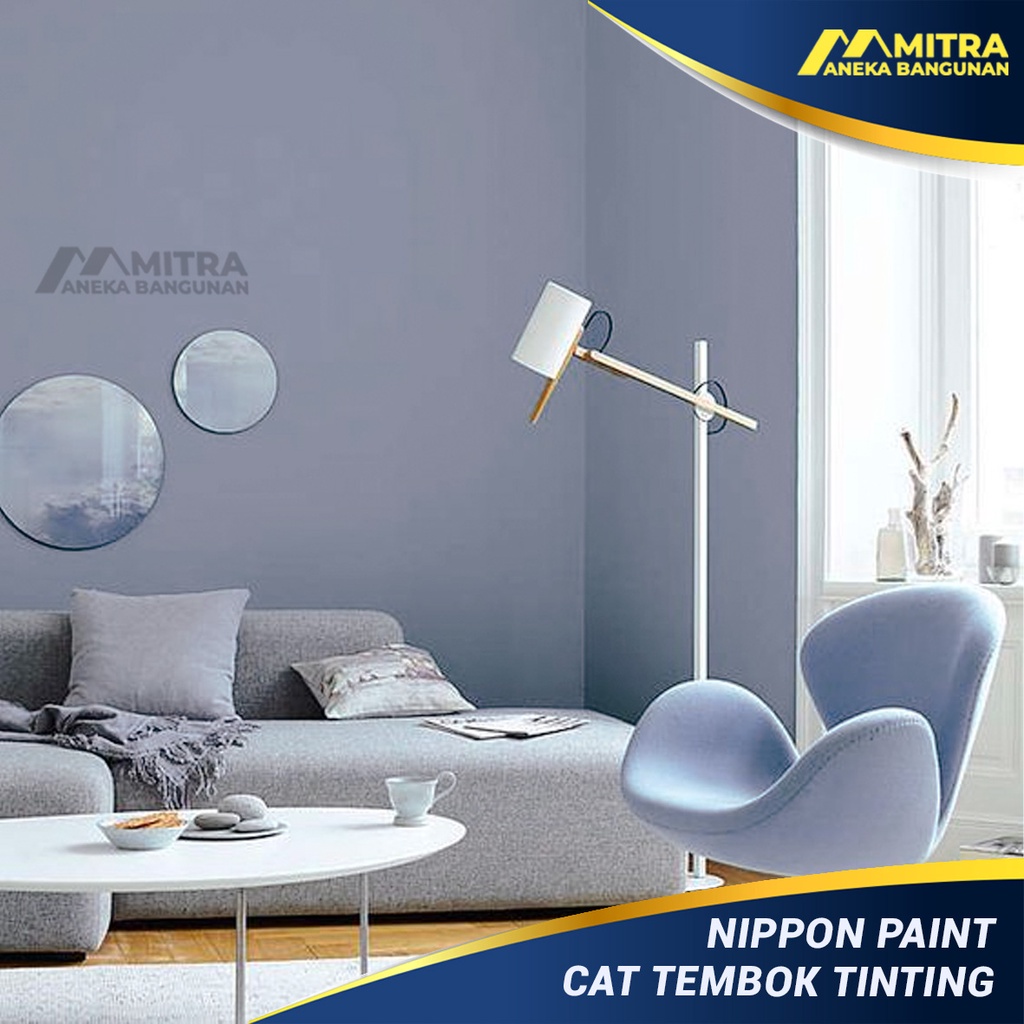 Jual CAT TEMBOK NIPPON PAINT BLUE TIP NP N 1969 T / DUSTY BLUE BIRU ...