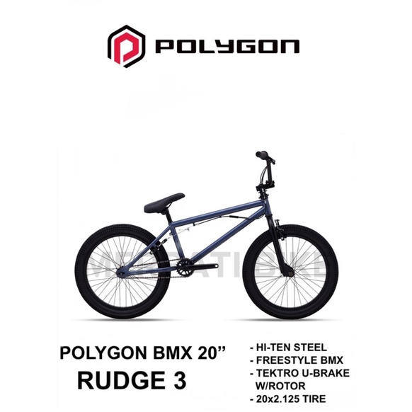 Jual Sepeda Anak BMX 20 Inch Polygon Rudge 3 | Shopee Indonesia