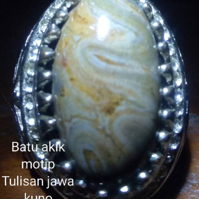 Jual Batu akik motif tulisan jawa kuno | Shopee Indonesia