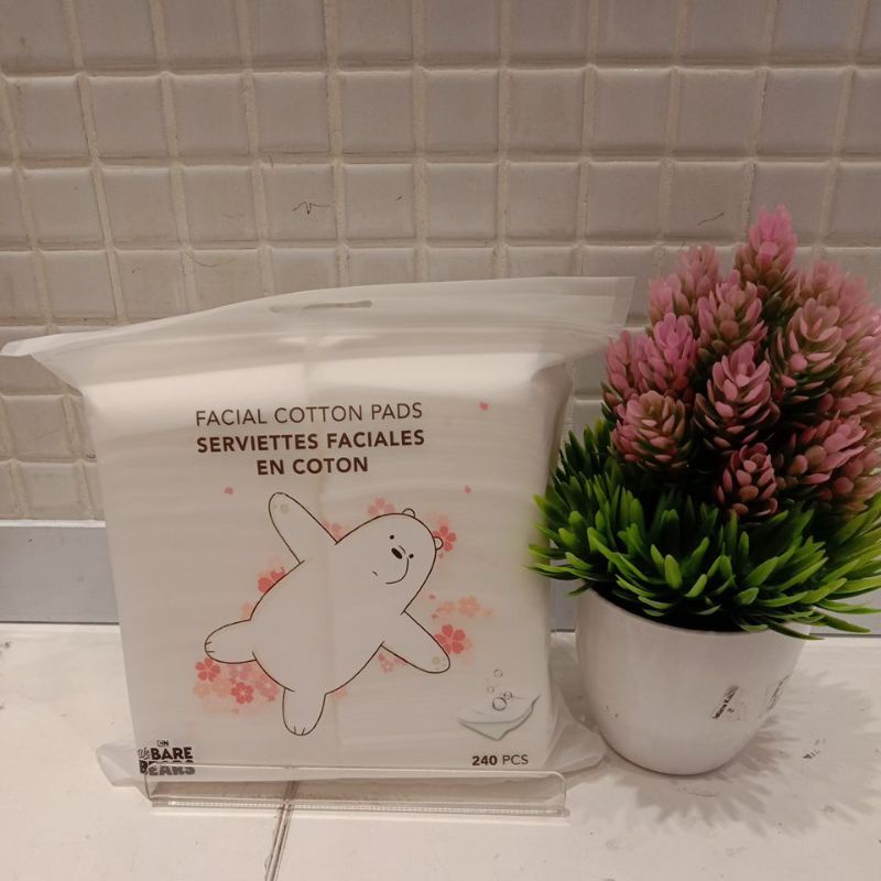 Jual MINISO X WE BARE BEARS FACIAL COTTON PADS | Shopee Indonesia