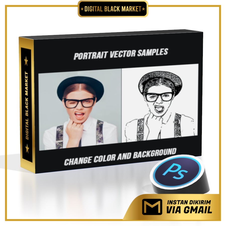 Jual ID0999 - Vector Creator Photoshop Action | Shopee Indonesia