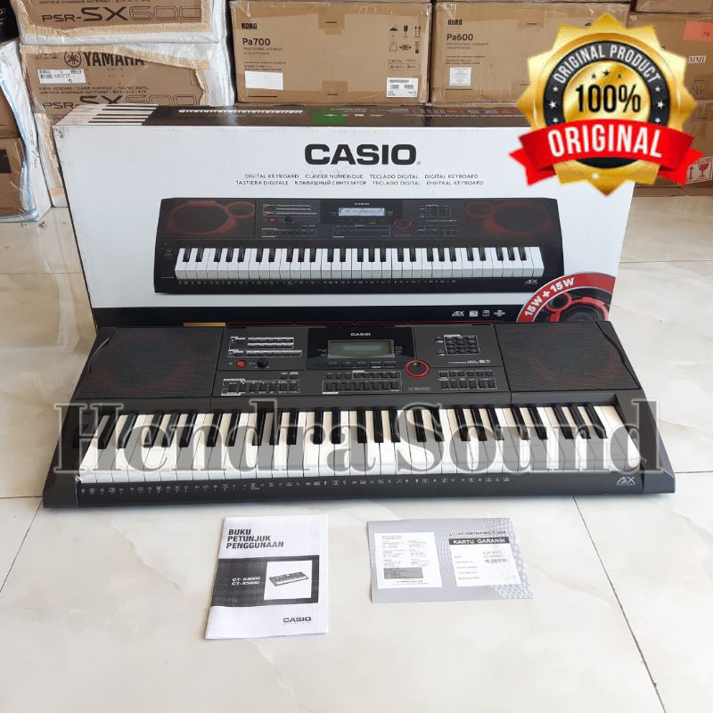 Jual Keyboard Casio CT-X 5000 / CTX 5000 Advanced Keyboard | Shopee ...