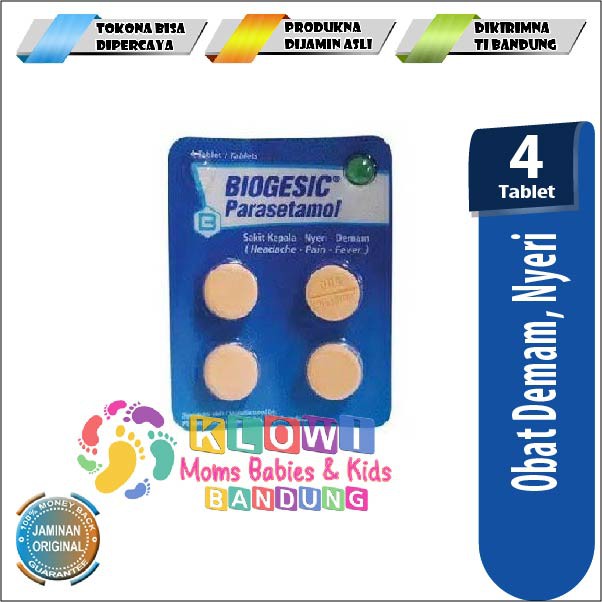 Jual Biogesic 4 Tablet (Obat Penurun Panas) | Shopee Indonesia