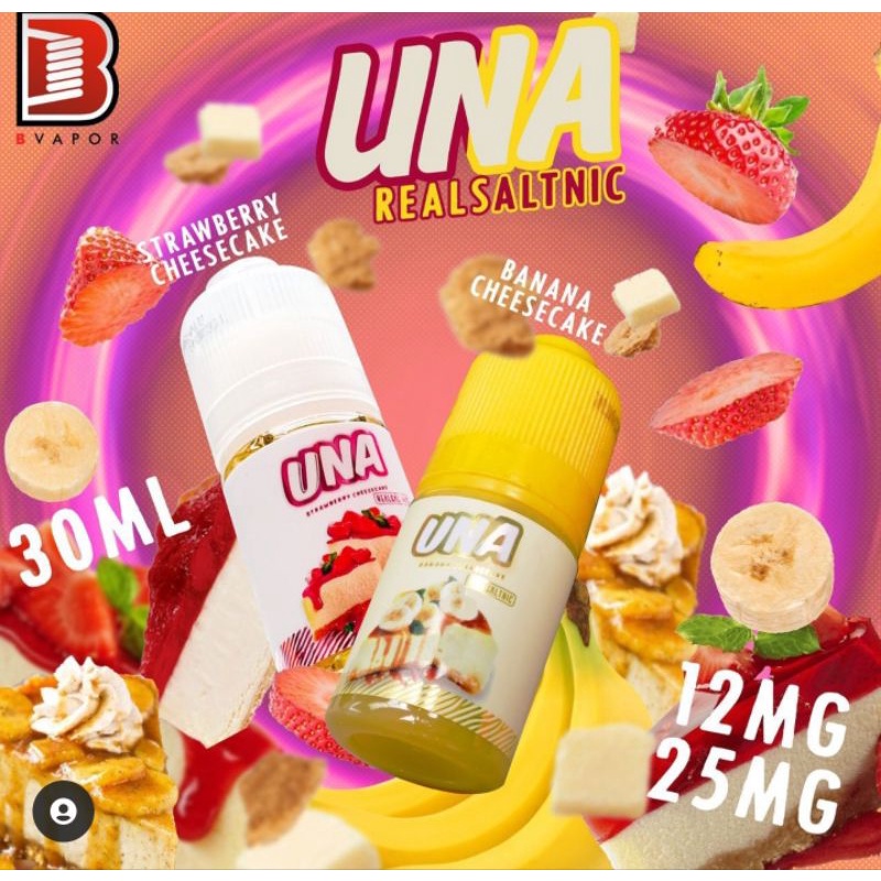 Jual UNA REAL SALTNIC - 30ML - 12mg 25mg | Shopee Indonesia