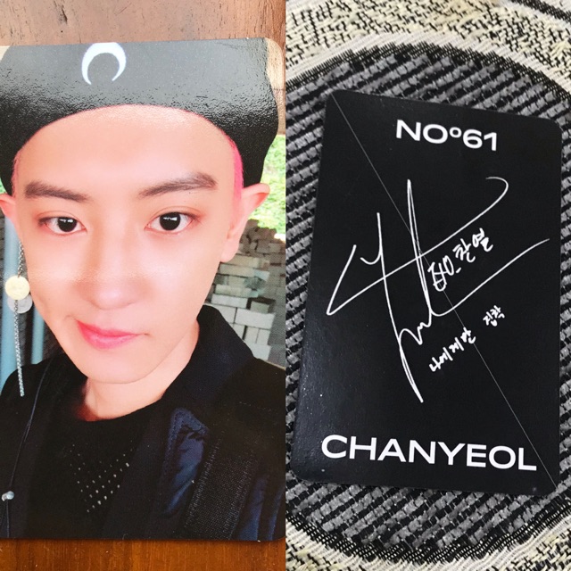 Jual PHOTOCARD OFFICIAL EXO CHANYEOL OBSESSION OBSESSION VER. | Shopee ...