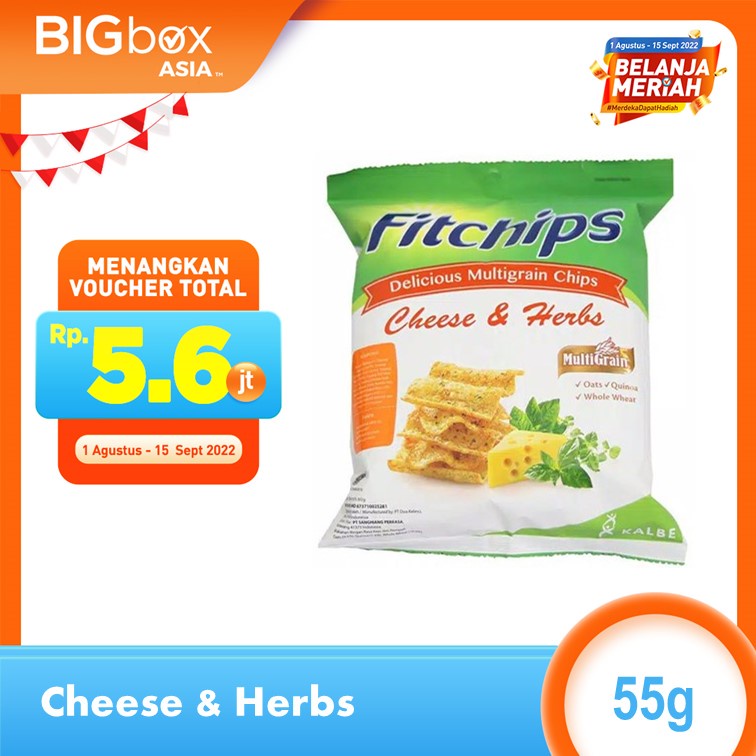 Jual FITCHIPS Chesse & Herbs Snack 55 gr | Shopee Indonesia
