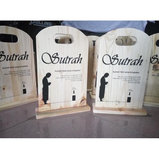 Jual Ready Siapkirim # Sutrah/Sutroh Pembatas Shof Sholat Model Tiga Dg ...