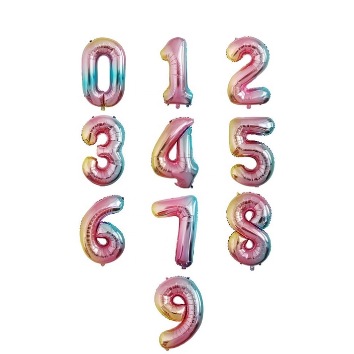 Jual BALON FOIL ANGKA 0 - ANGKA 9 tinggi 80 CM | Shopee Indonesia