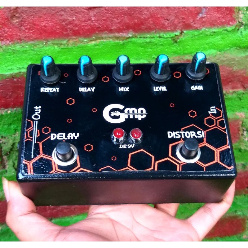 Jual Efex stombox DISTORSI dan DELAY dan Adaptor 9volt | Shopee Indonesia