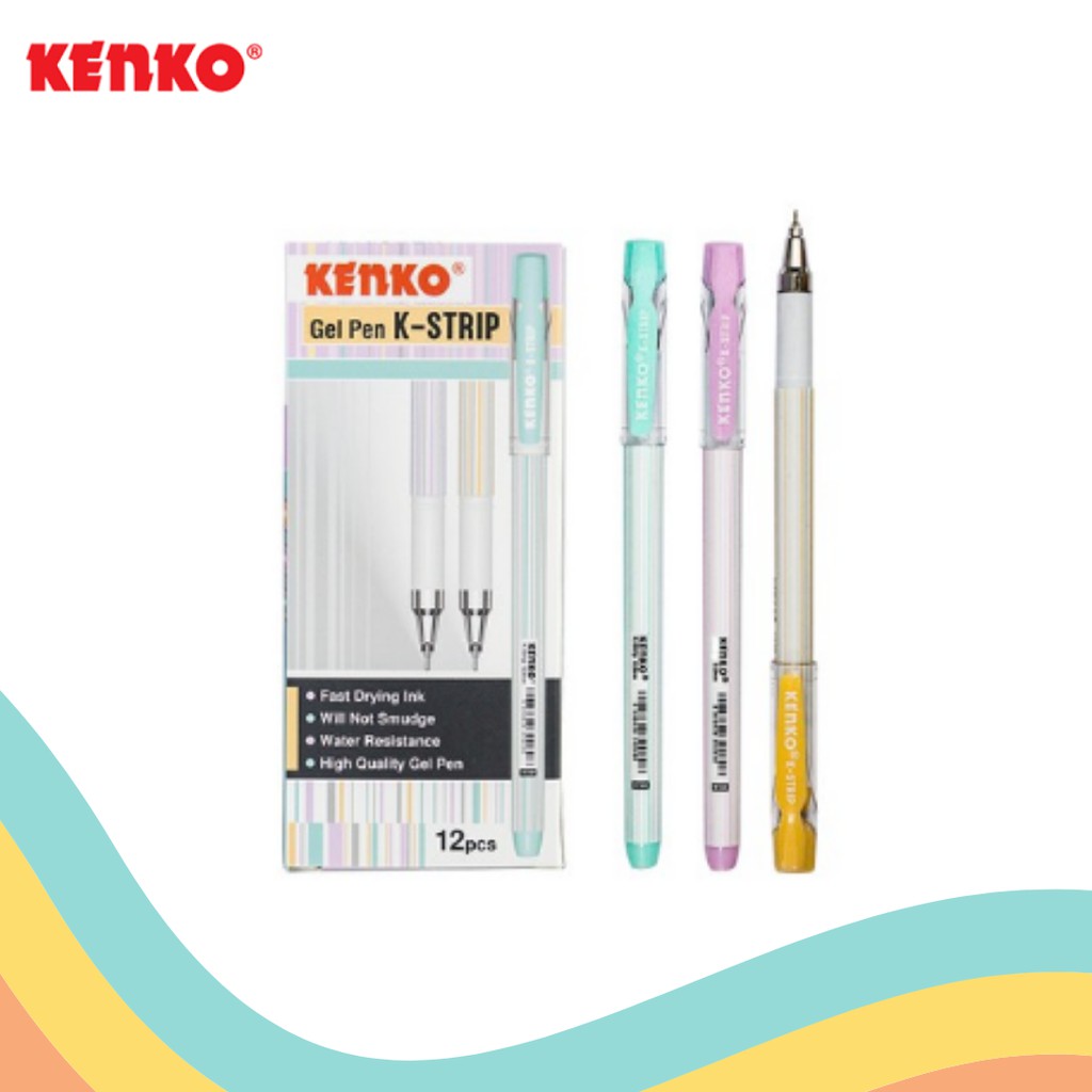 Jual GEL PEN KENKO K-1 STRIP (12 PCS) | Shopee Indonesia