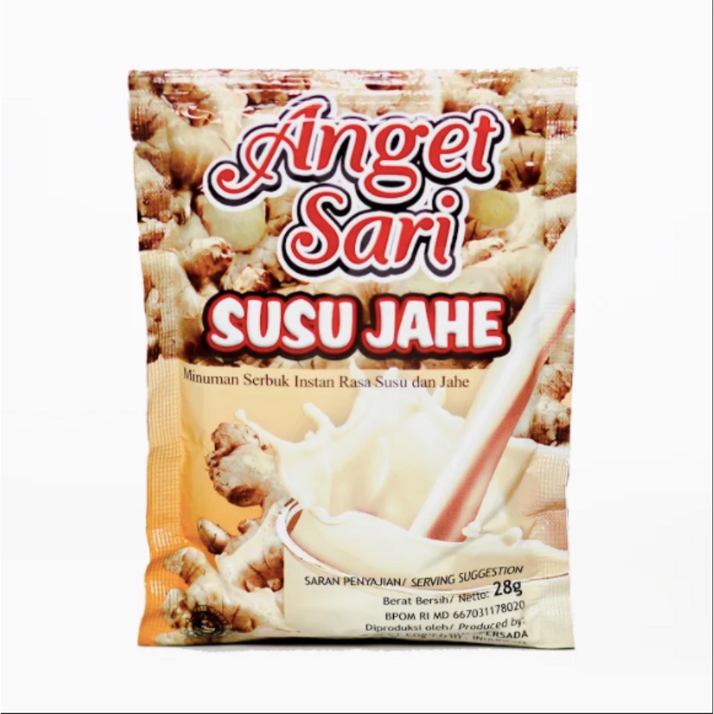 Jual Susu Jahe Anget Sari Sachet 28 gr - 1 Renceng (10 Sachet) | Shopee ...