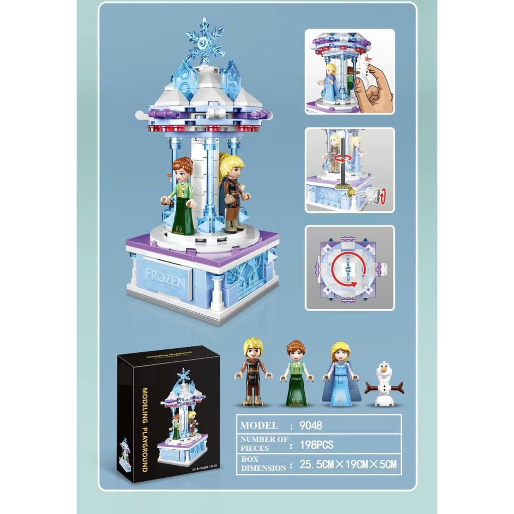 Jual Disney Frozen Carousel brick | Shopee Indonesia
