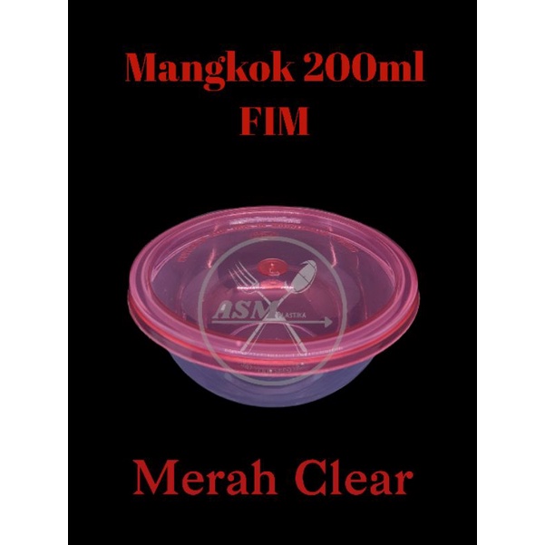 Jual Thinwall ENVI Round 200 ML + TUTUP Warna-Warni / Mangkok / Food Container Bulat 1 ROLL ISI ...