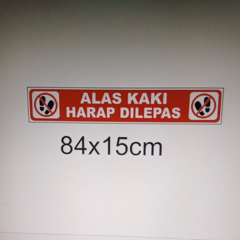 Jual STIKER ALAS KAKI HARAP DI LEPAS | Shopee Indonesia