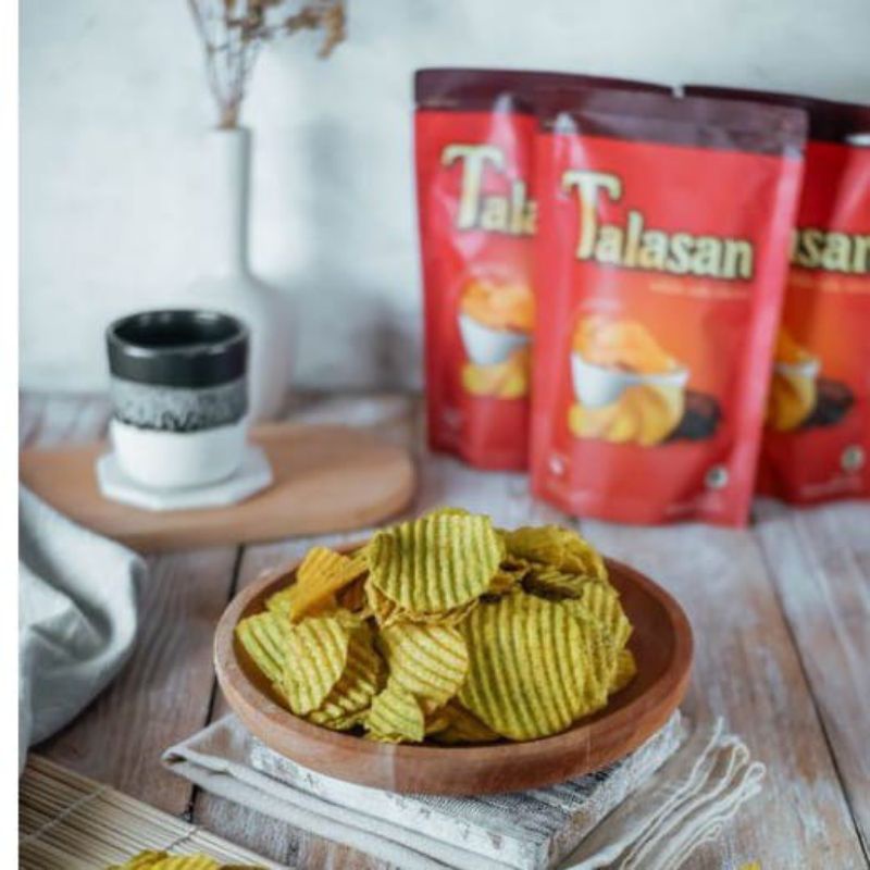 Jual Keripik Talas dari Talasan Snack Kripik Kekinian dan Jajanan Talas ...