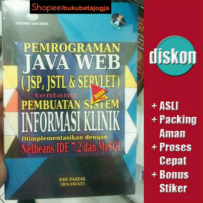 Jual Pemrograman Java Web (JSP, JSTL & SERVLET) - Edi Faizal & Irnawati | Shopee Indonesia