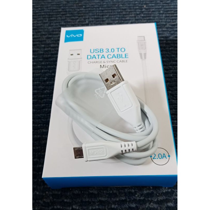Jual KABEL DATA VIVO V3 V5 V7 USB MICRO OUTPUT 2A ORIGINAL | Shopee ...