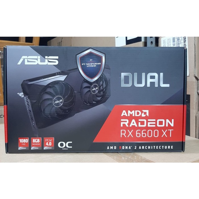 Jual ASUS DUAL RADEON RX 6600 XT OC EDITION 8GB GDDR6 murah | Shopee ...
