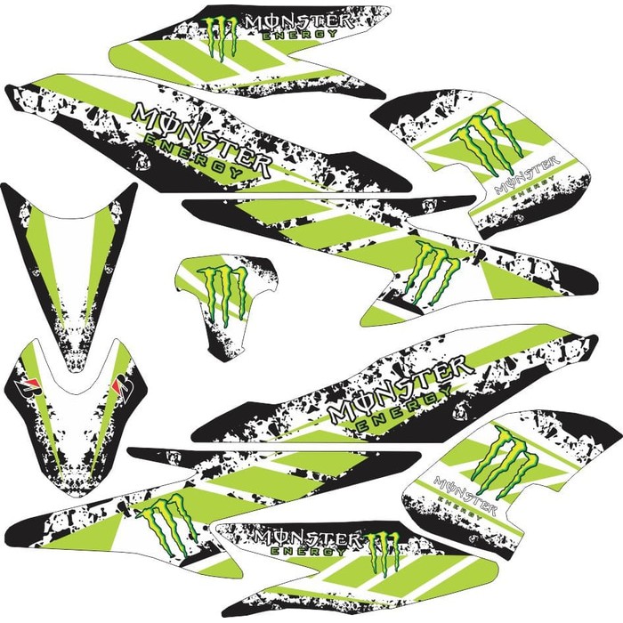 Jual Sticker Aerox 155 Fullbody Monster Energy v.1 | Shopee Indonesia