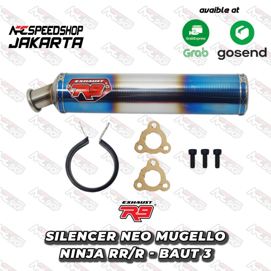 Jual SILENCER Knalpot R9 Neo Mugello Ninja RR/R - Silencer only ...