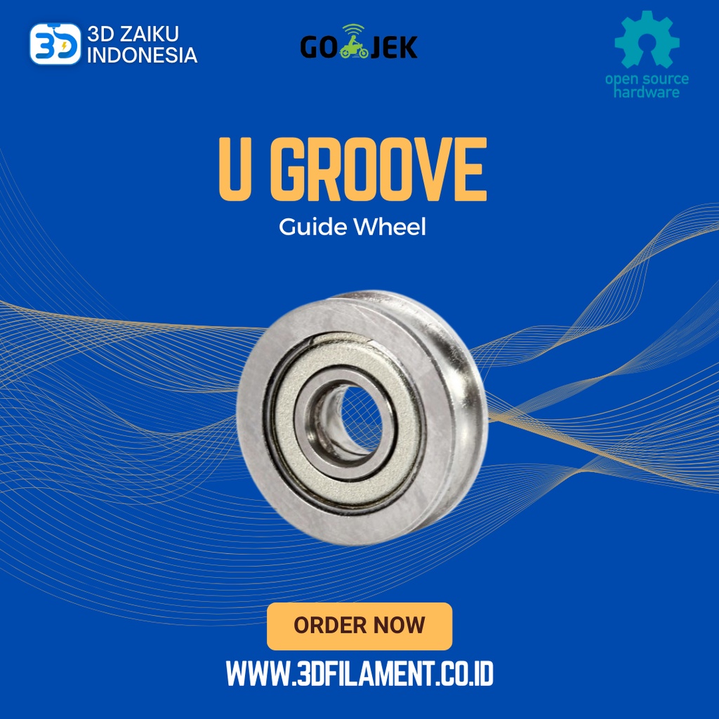 Jual Reprap U Groove Guide Wheel | Shopee Indonesia