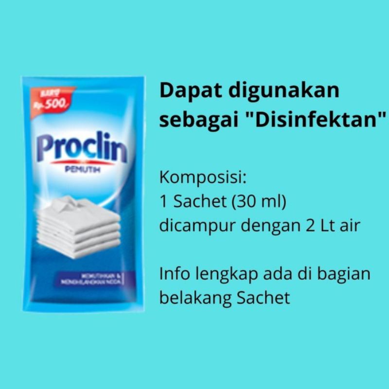 Jual Proclin sachet ecer 30ml x 5 pcs | Shopee Indonesia
