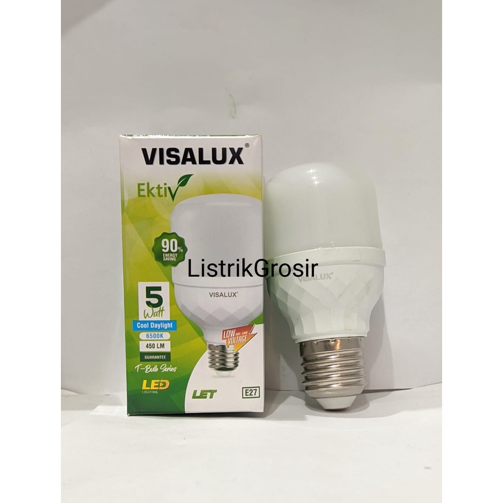 Jual Lampu LED T Bulb VISALUX KAPSUL 5w 10w 15w 20w 30w 40Watt 50 60W ...