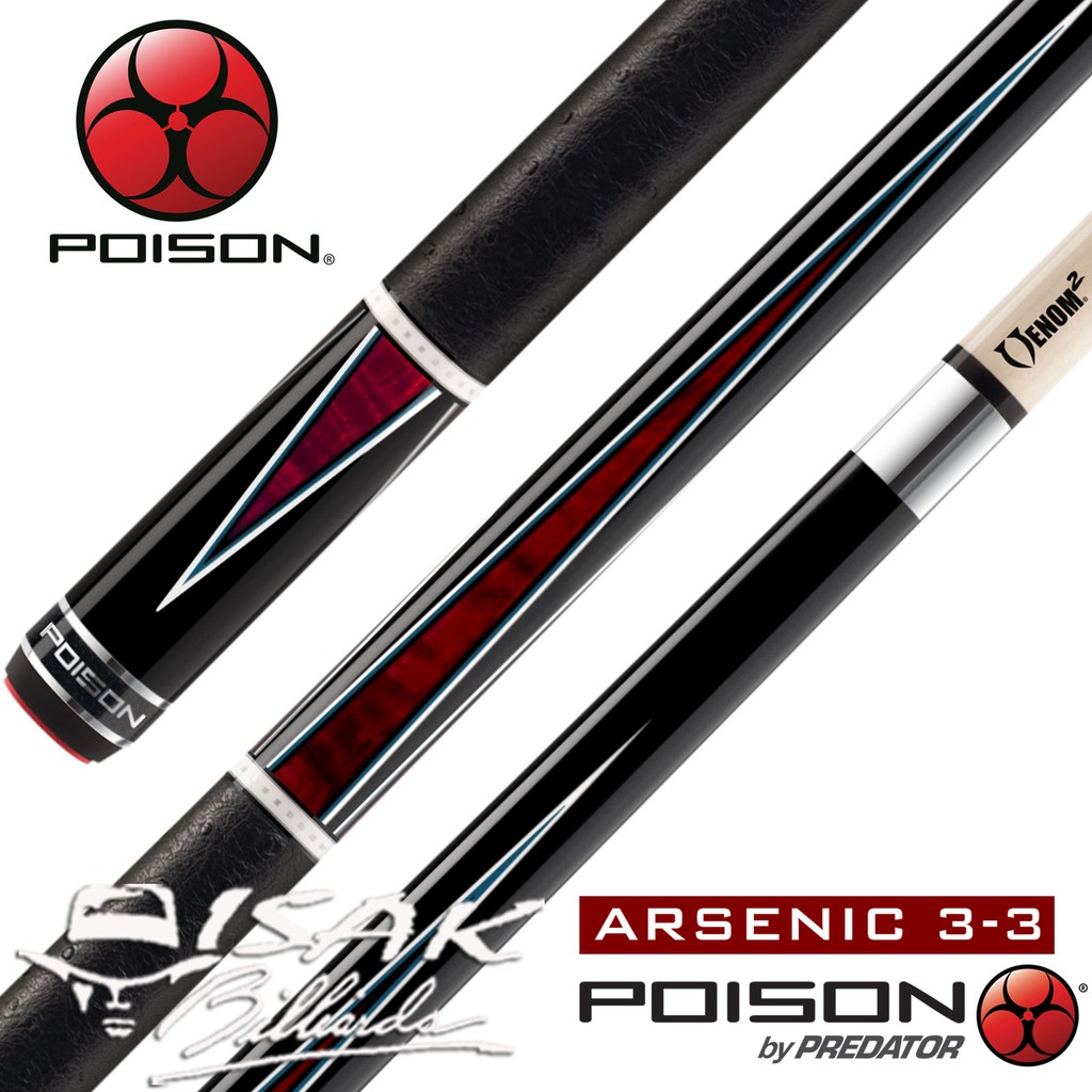 Jual Poison AR3-3 - Arsenic 3 Series - Low Deflection Shaft Billiard ...