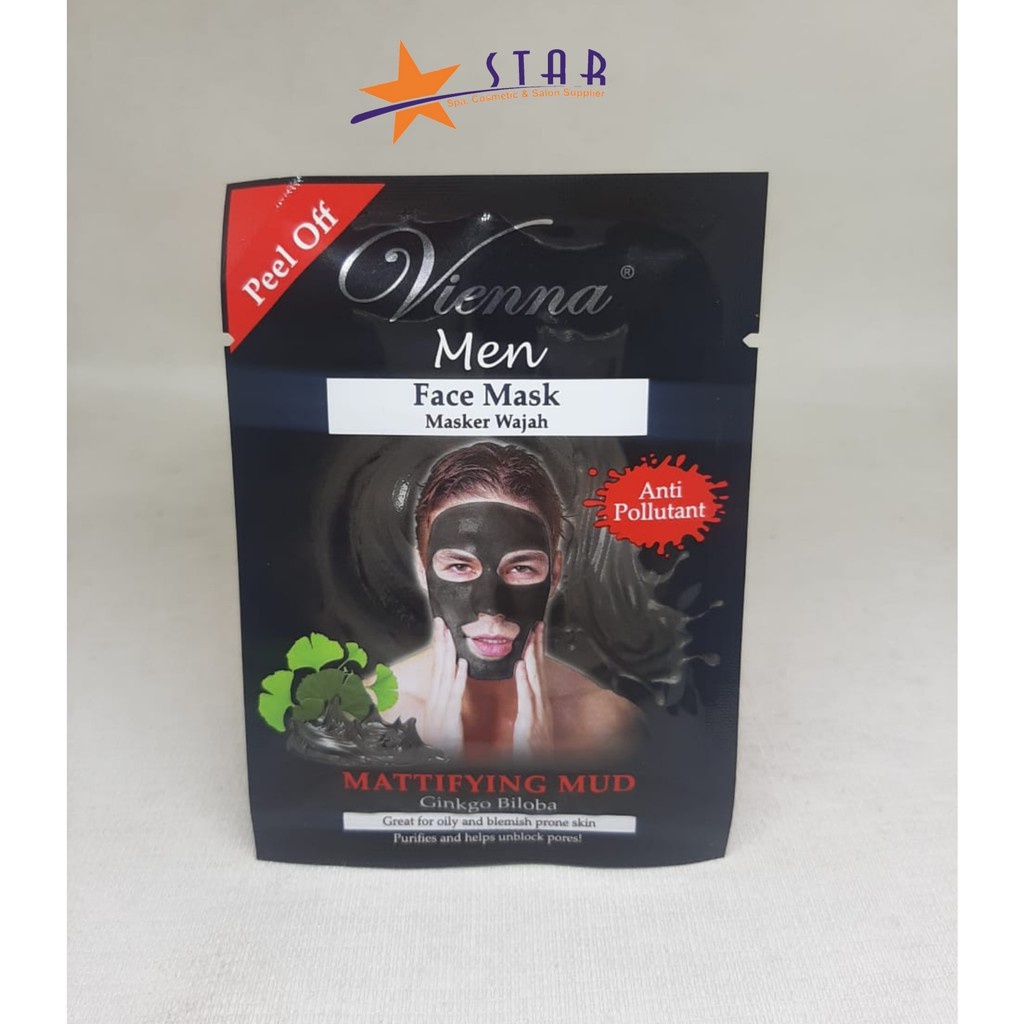 Jual Vienna Men Face Mask Mattifying 15gr (Masker Wajah/pemutih ...