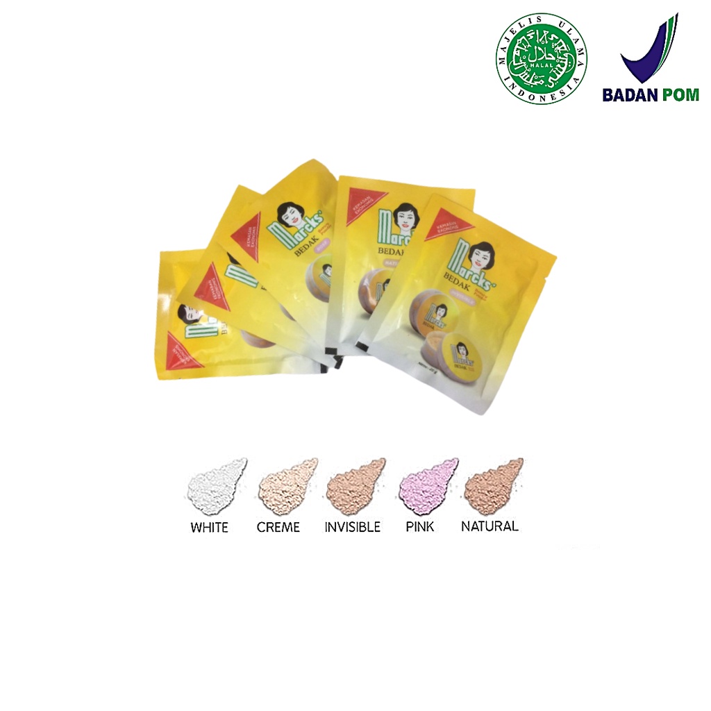Jual MARCKS Bedak Tabur Beauty Powder Classic Sachet Refill 20gr ...