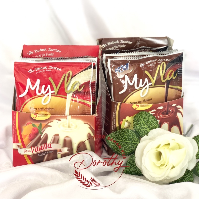 Jual MY VLA NUTRIJELL VANILLA / COKLAT 60 GRAM | Shopee Indonesia