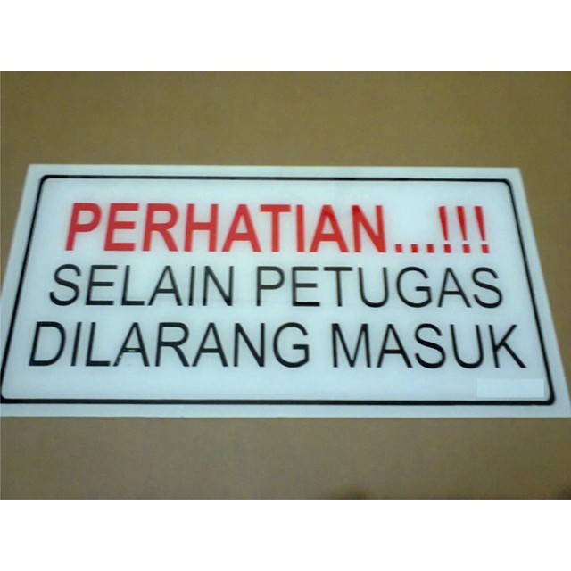 Jual Papan tempel, Papan akrilik 1 sisi, Papan ruang | Shopee Indonesia