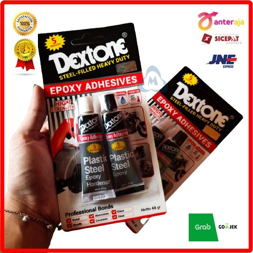 Jual LEM DEXTONE 5M / Lem Dextone PLASTIC STEEL EXPOXY / Lem Besi 5 ...