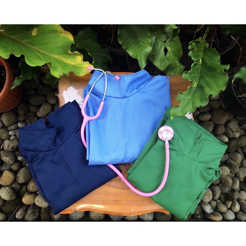 Jual [PREORDER] Gown Jaga Skort Medis APD Bahan Drill Premium Reusable ...