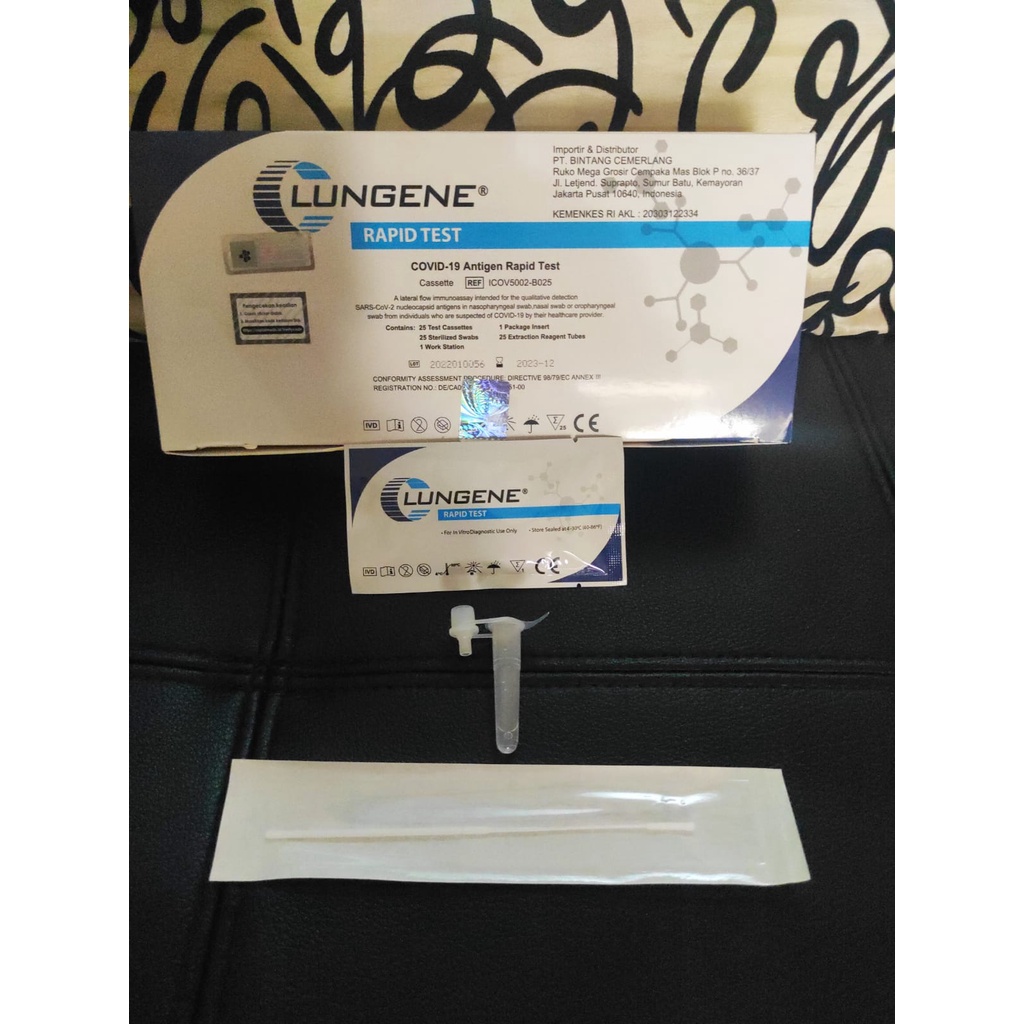 Jual Alat rapid antigen swab Covid 19 (1pcs Set ) Metode test Colok ...