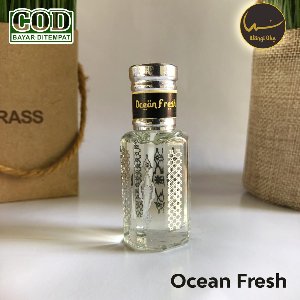 Jual Parfum OCEAN FRESH Original 12ml Tanpa Alkohol & Sol Untuk Pria ...