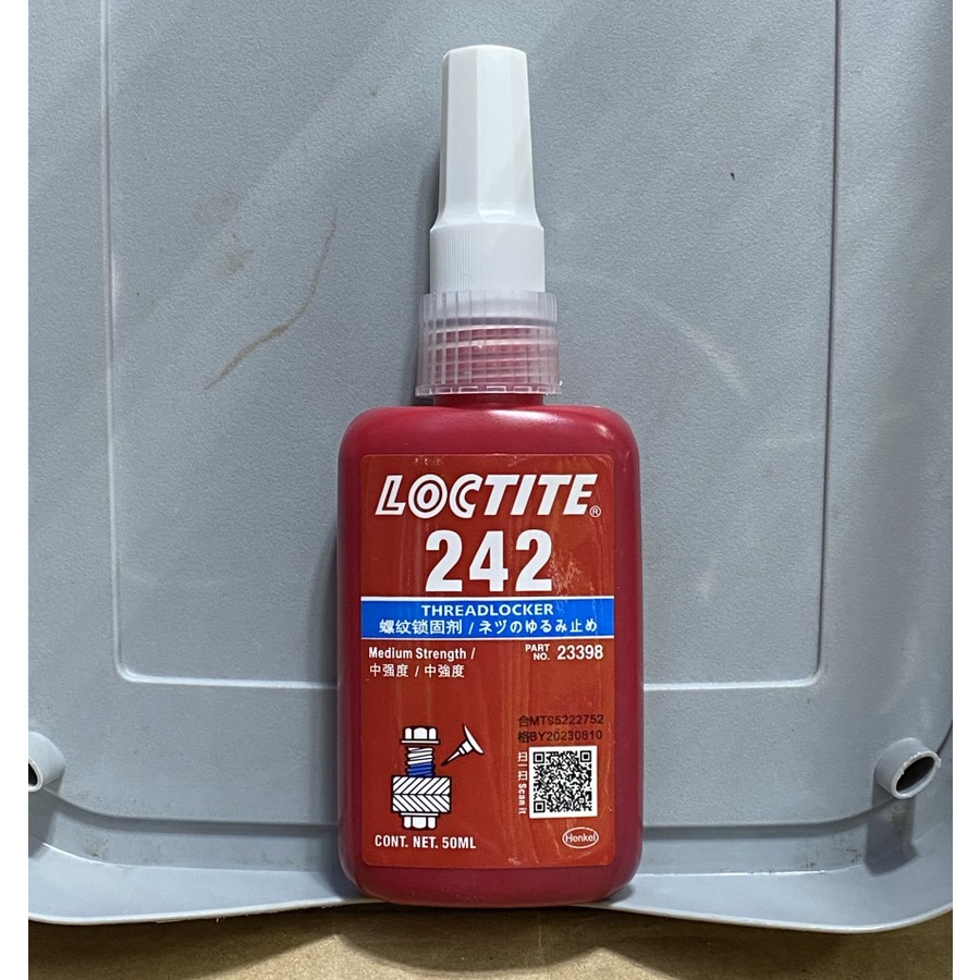 Jual loctite 242 blue medium strength threadlocker 50ml | Shopee Indonesia