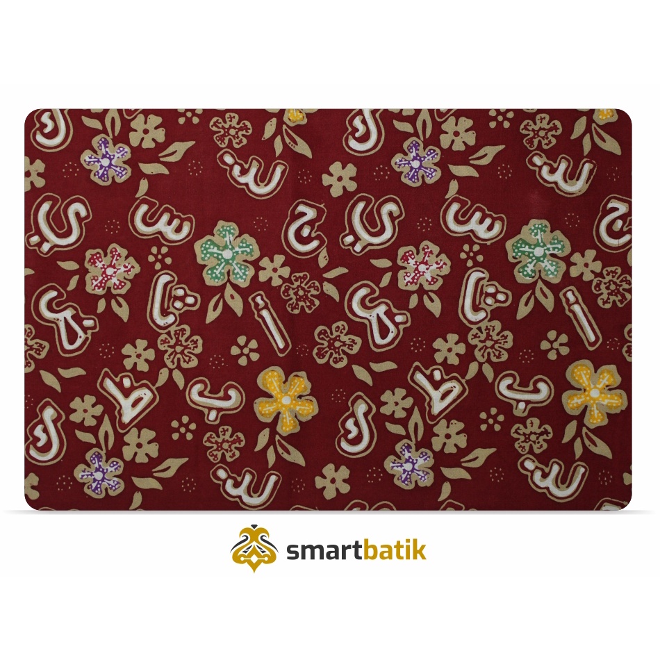 Jual Batik Agama PAI Motif Akulturasi Budaya Jawa dan Arab (Huruf ...