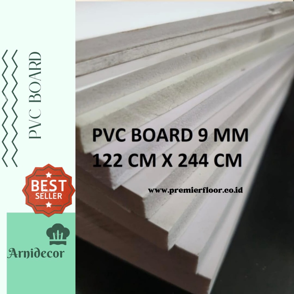 Jual PVC Board / PVC Foam Board uk.122 x 244 cm Tebal 9mm | Shopee ...
