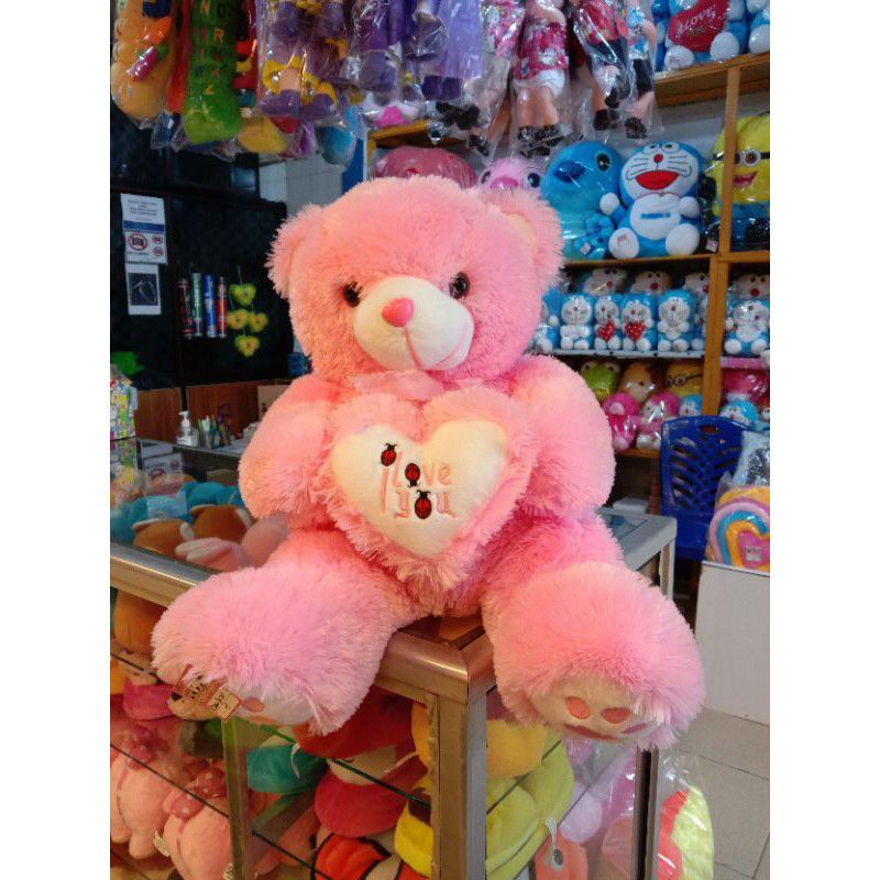 Jual Boneka Bear Love 20"Boneka Bear Jumbo Boneka Bear Big Size Boneka ...
