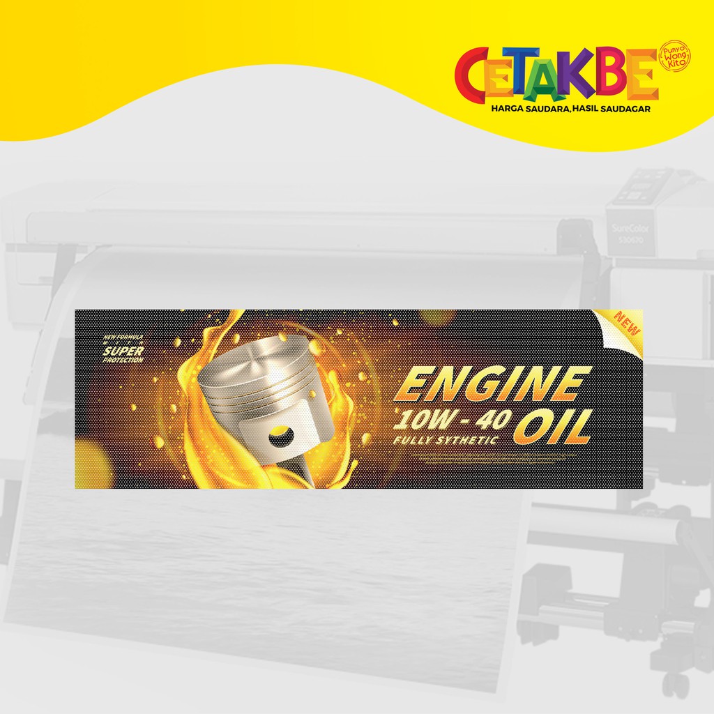 Jual Cetak Sticker One Way Vision MURAH / STICKER KACA 1 ARAH / STICKER ...