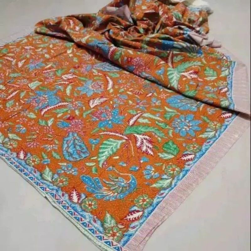 Jual kain batik solo Tiga negri Oren ( best sereller ) | Shopee Indonesia