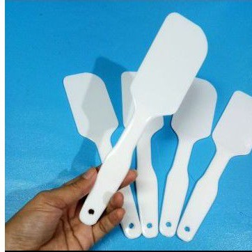 Jual SOLET PLASTIK PUTIH SPATULA PLASTIK | Shopee Indonesia